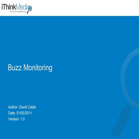 How to use Buzz Monitoring | PPT