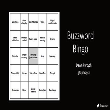 Buzzword Bingo | PPT