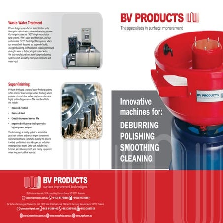 Bv products-general-brochure-web | PDF