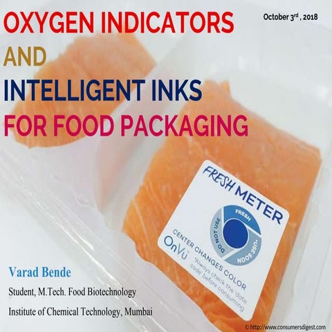 Oxygen Indicators and Intelligent Inks | PPT