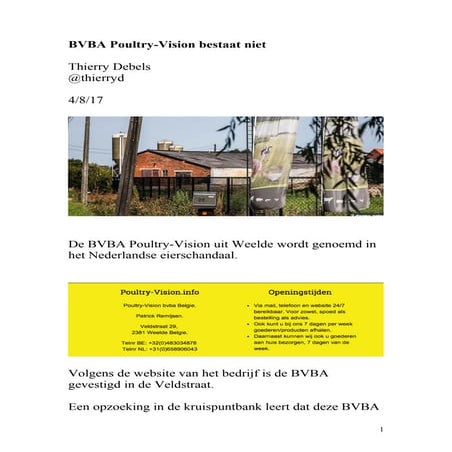 BVBA Poultry-Vision bestaat niet eens | PDF