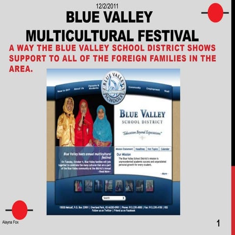 Blue Valley Multicultural Festival | PPTX