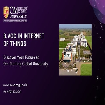 BVoc in IoT: A Simple Guide for Beginners | PDF