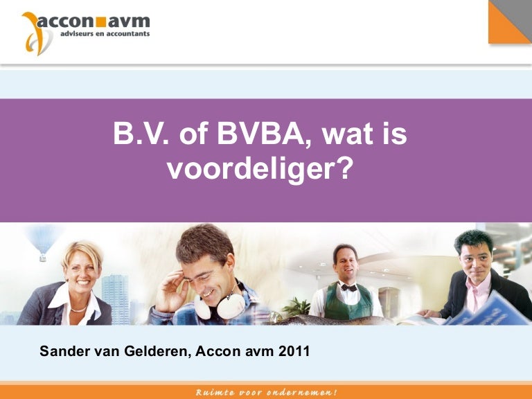 Bv Of Bvba Presentatie Sg