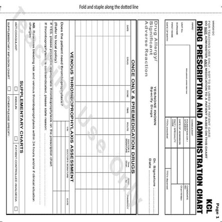 BW Drug Chart for Home Printing (A4, double sided).pptx