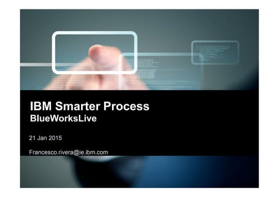 What is IBM Blueworks Live? | PDF