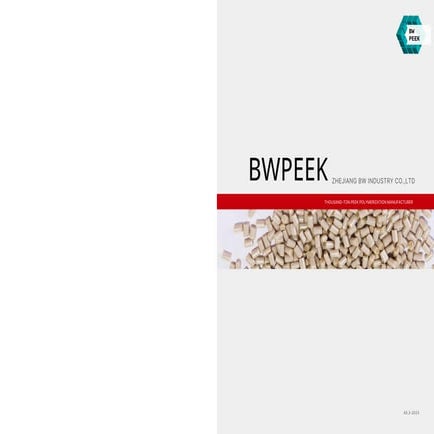 BWPEEK polymer Forms Parts Medical Catalogue | PPT