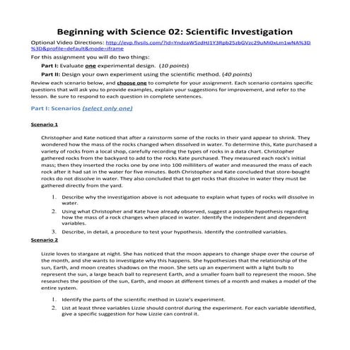 8th grade science summer packet | DOC
