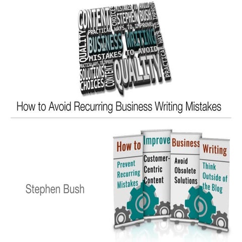 How to Avoid Recurring Business Writing Mistakes | PPT