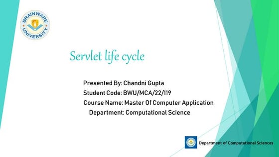 Servlet Life Cycle & Generic Servlet | PPT