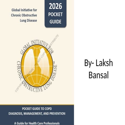 Comprehensive Overview of GOLD 2026 Updates in COPD Management | PPTX