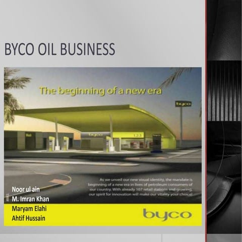 BYCO Oil Business ( Supply Chain ) | PPTX