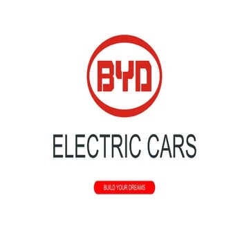 BYD electric cars & strategy | PPTX