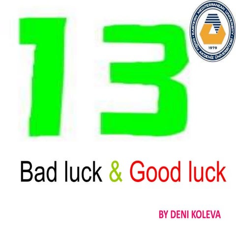 Bad and Good luck | PPTX
