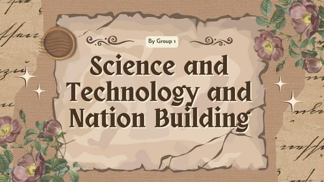 Science and Technology and Society during Pre colonial Era | PPT