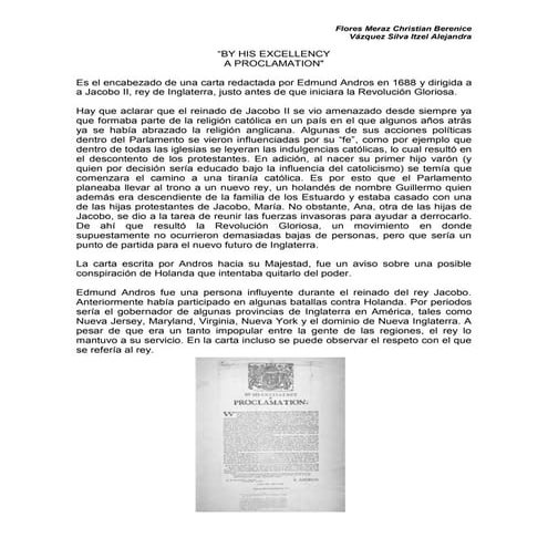 By his excellency a proclamation | PDF