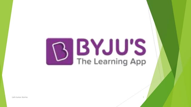 Understanding BYJU'S and the reasons for downfall | PPTX