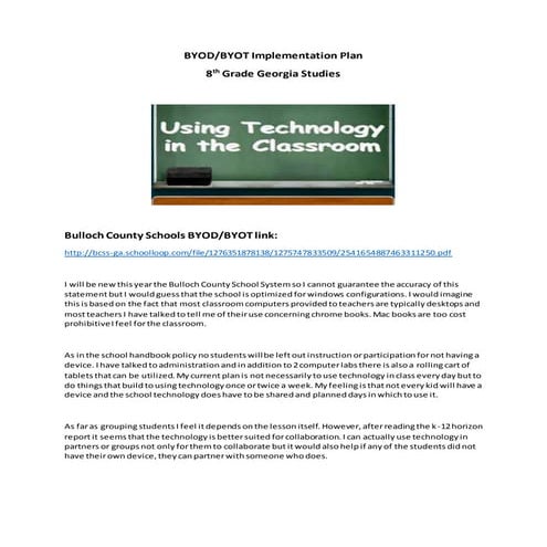 Byod | DOCX | Technology & Computing