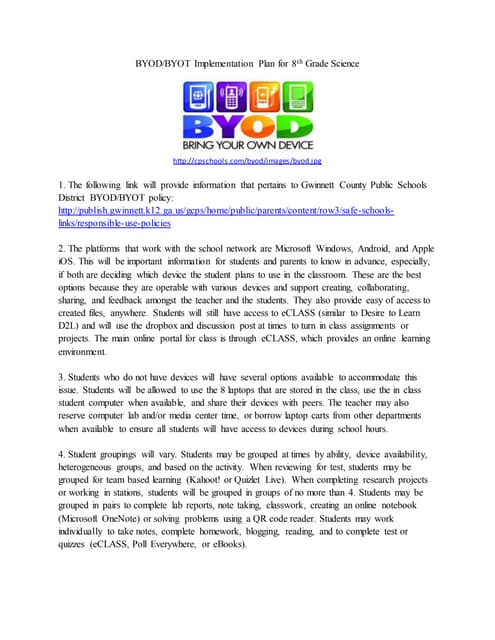Byod implementation plan | PDF