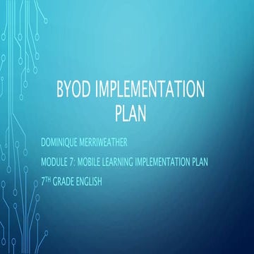 BYOD Presentation | PPTX