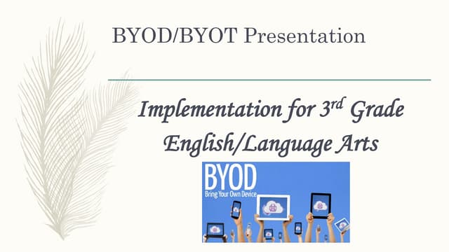 Byod implementation plan | DOCX