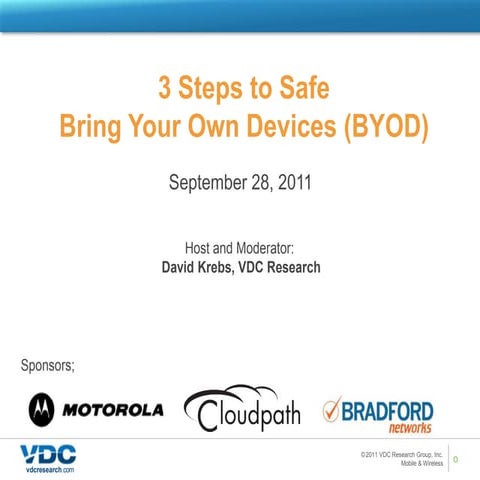 3 Steps to Safely Bringing Your Own Devices (BYOD) | PPT