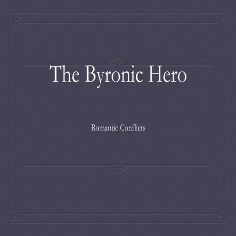 Byronic Hero | PPTX