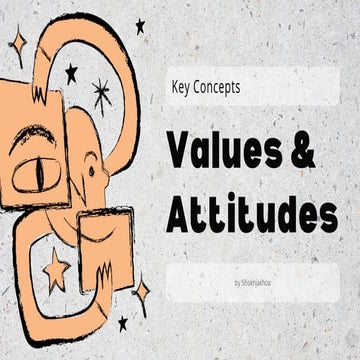 values and attitudes and its key effects | PDF