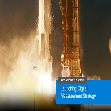 Digital Measurement Strategy: Organize the Work (BYU-Idaho) | PPT