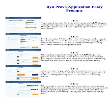 Byu Provo Application Essay Prompts | PDF
