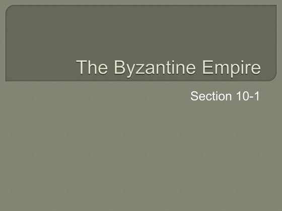 Byzantine Empire.pdf, history and geography yes yes yes | PPT