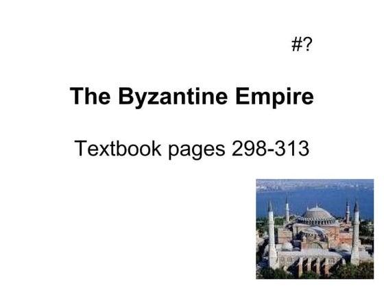 The Byzantine Empire | PPT