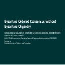 Byzantine ordered consensus | PDF