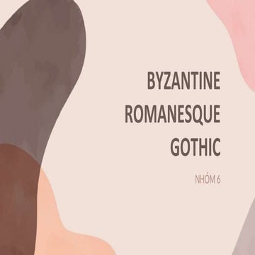 Byzantine roman gothic | PPTX