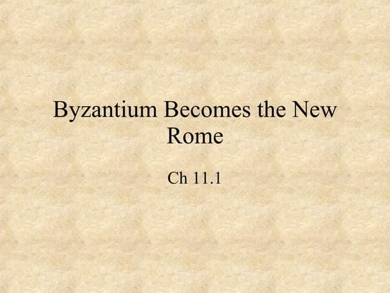 The Byzantine Empire | PPT