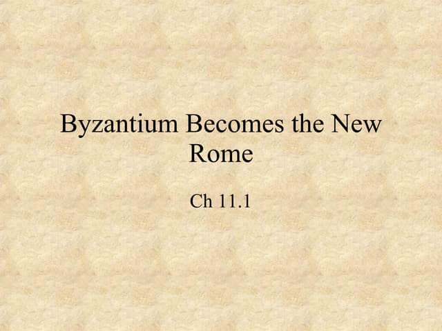 The Byzantine Empire | PPT