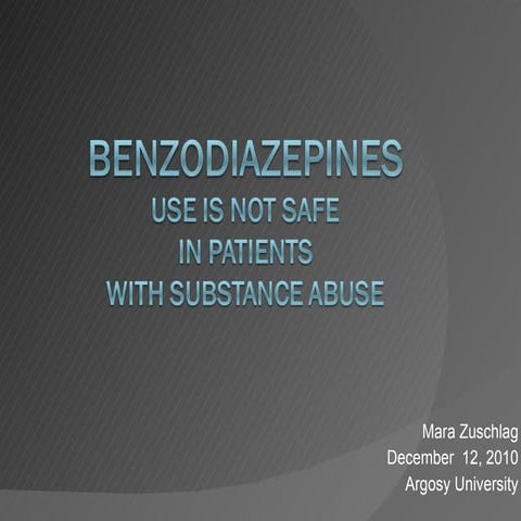 Deprescribing of Benzodiazepines in the Elderly Using A 3Es Model: A ...