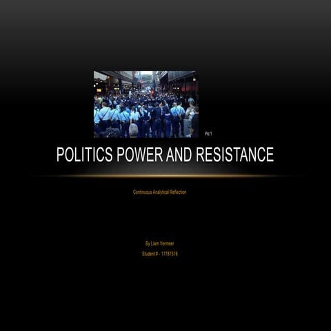 Politics, Power and Resistance | PPTX