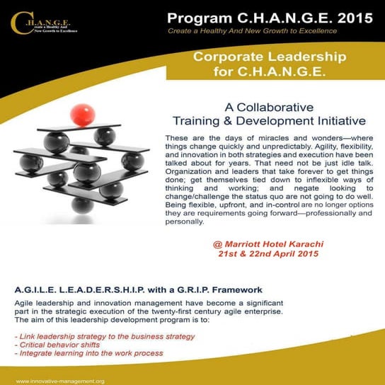 C.H.A.N.G.E. 2015 - Corporate Leadership for C.H.A.N.G.E. | PDF