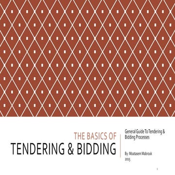 Tendering process cvc_guidelines | PPT