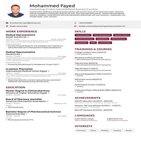 Mohammed Fayed`s Resume | PDF