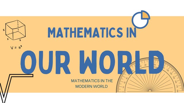 Patterns and Numbers in nature and the World.pptx