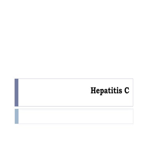 Hepatitis C | PPT