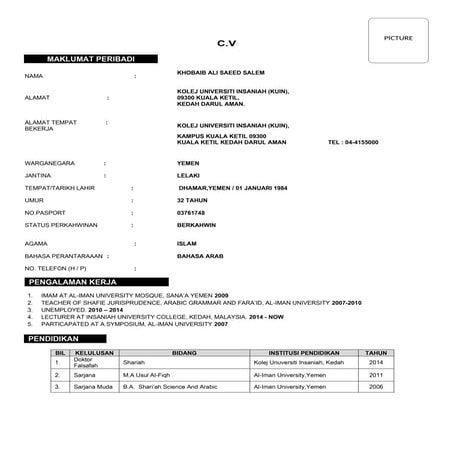 Contoh CV Dr Khobaib Ali Saeed Salim.docx
