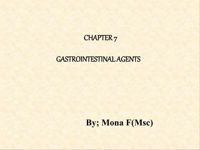 Presentation on the mechanism of HCl production in the stomach | PPTX