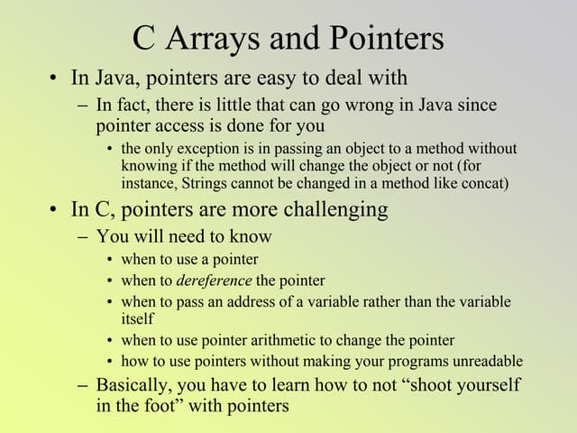 c-arrays-pointers.ppt c-arrays-pointers.ppt