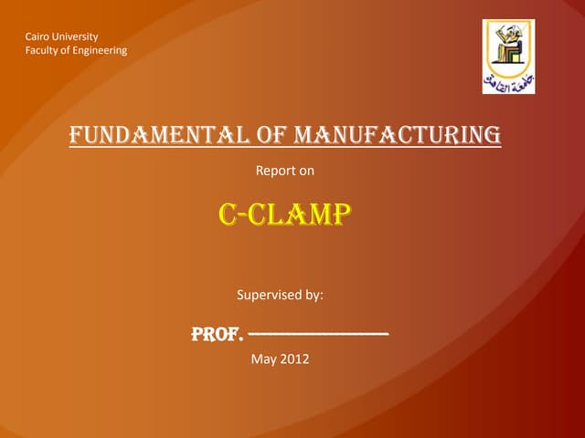 C-Clamp Assembly | PDF