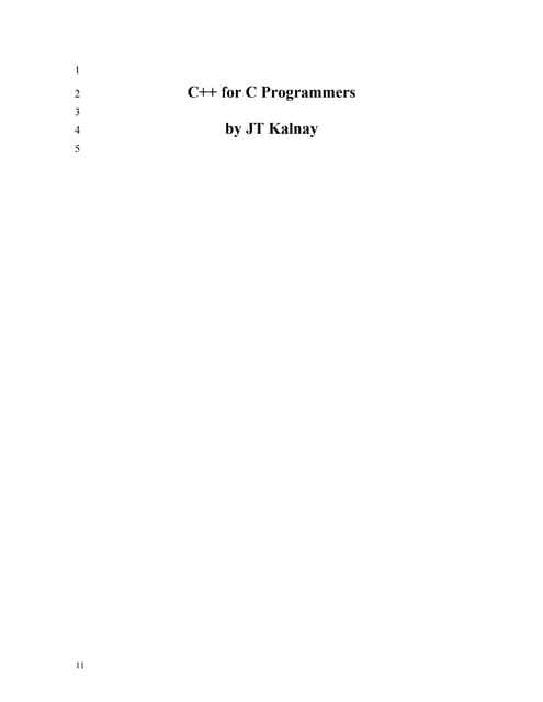 C For C Programmerspdf 8845