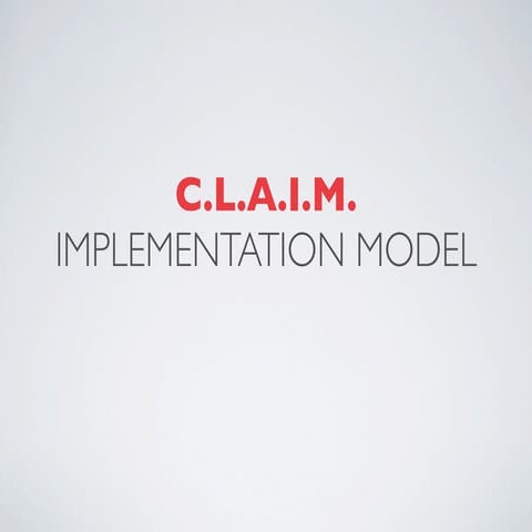 C.L.A.I.M. Implementation Model | PDF