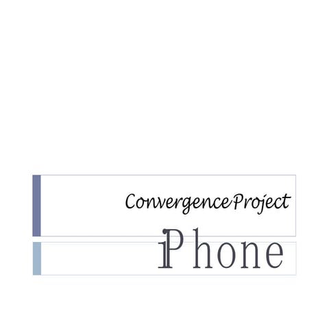 C O N V E R G E N C E | PPT